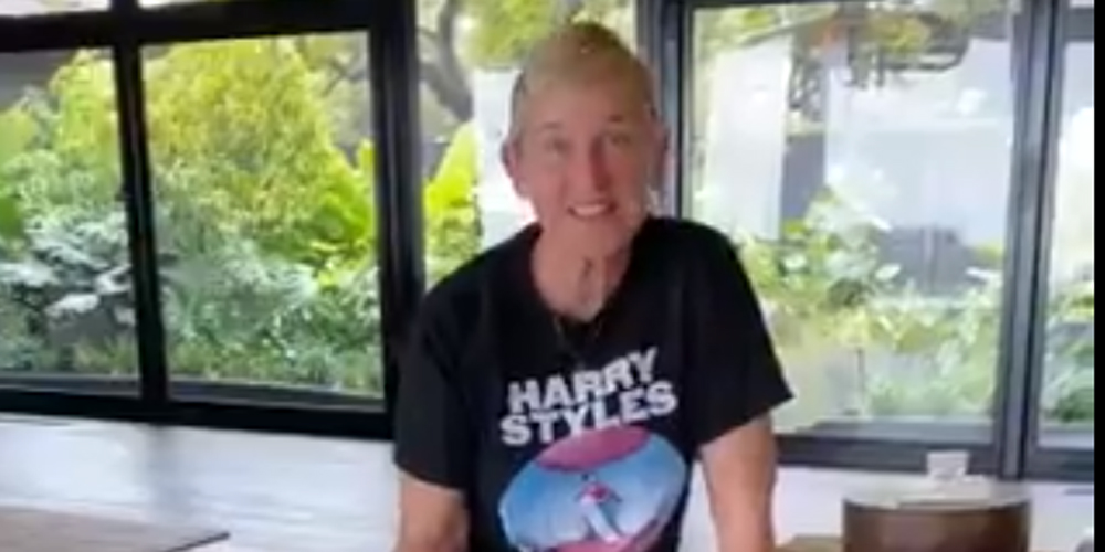 Ellen DeGeneres Starts A Puzzle, Quits, & Starts Again During ...