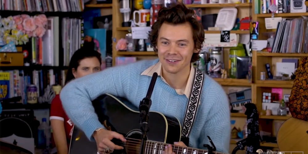 Harry Styles Jokes That ‘Adore You’ Is About a Fish During NPR’s Tiny ...