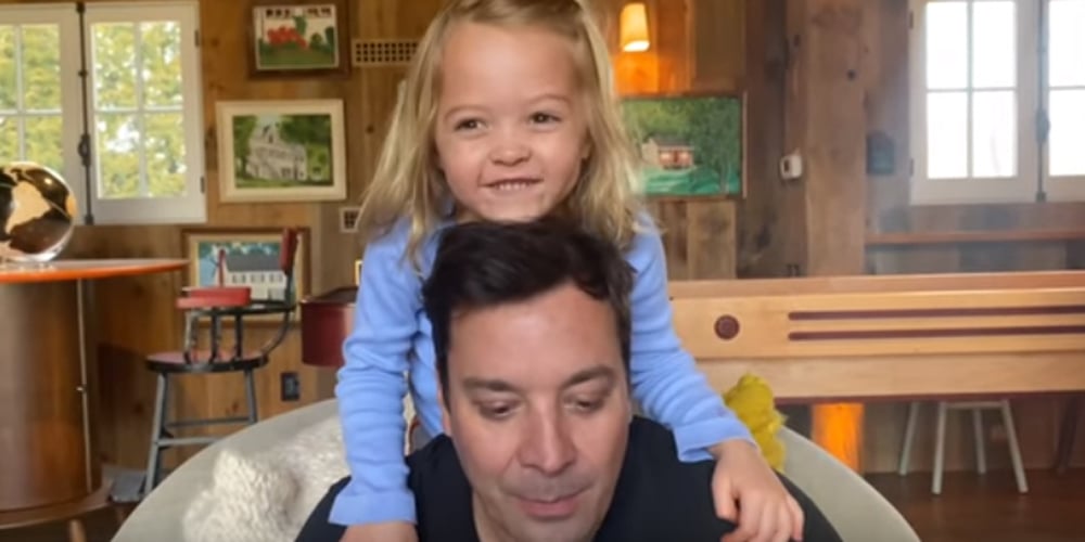 Jimmy Fallon’s Daughters Crash His Opening Monologue During ‘The ...