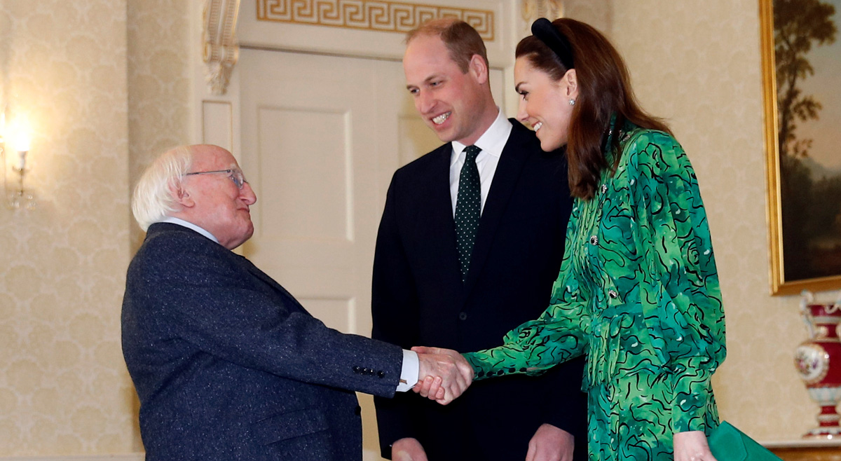 Prince William & Duchess Kate Middleton Arrive in Dublin & Meet Ireland ...
