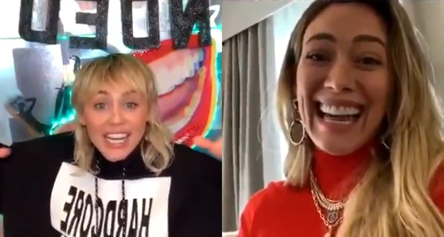 Miley Cyrus Tells Hilary Duff She’s The Reason She Wanted ‘Hannah ...