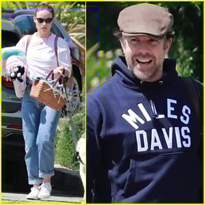 Olivia Wilde & Jason Sudeikis Head Out on Family Picnic | Charlie ...
