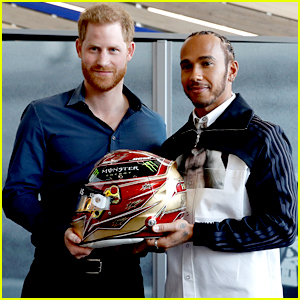 Prince Harry Beats Lewis Hamilton in Pit Stop Test During Silverstone ...