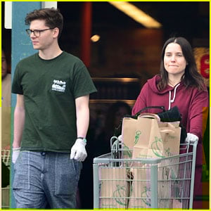 Sophia Bush Shops for Groceries with Her Quarantine Buddy, Singer Kevin ...