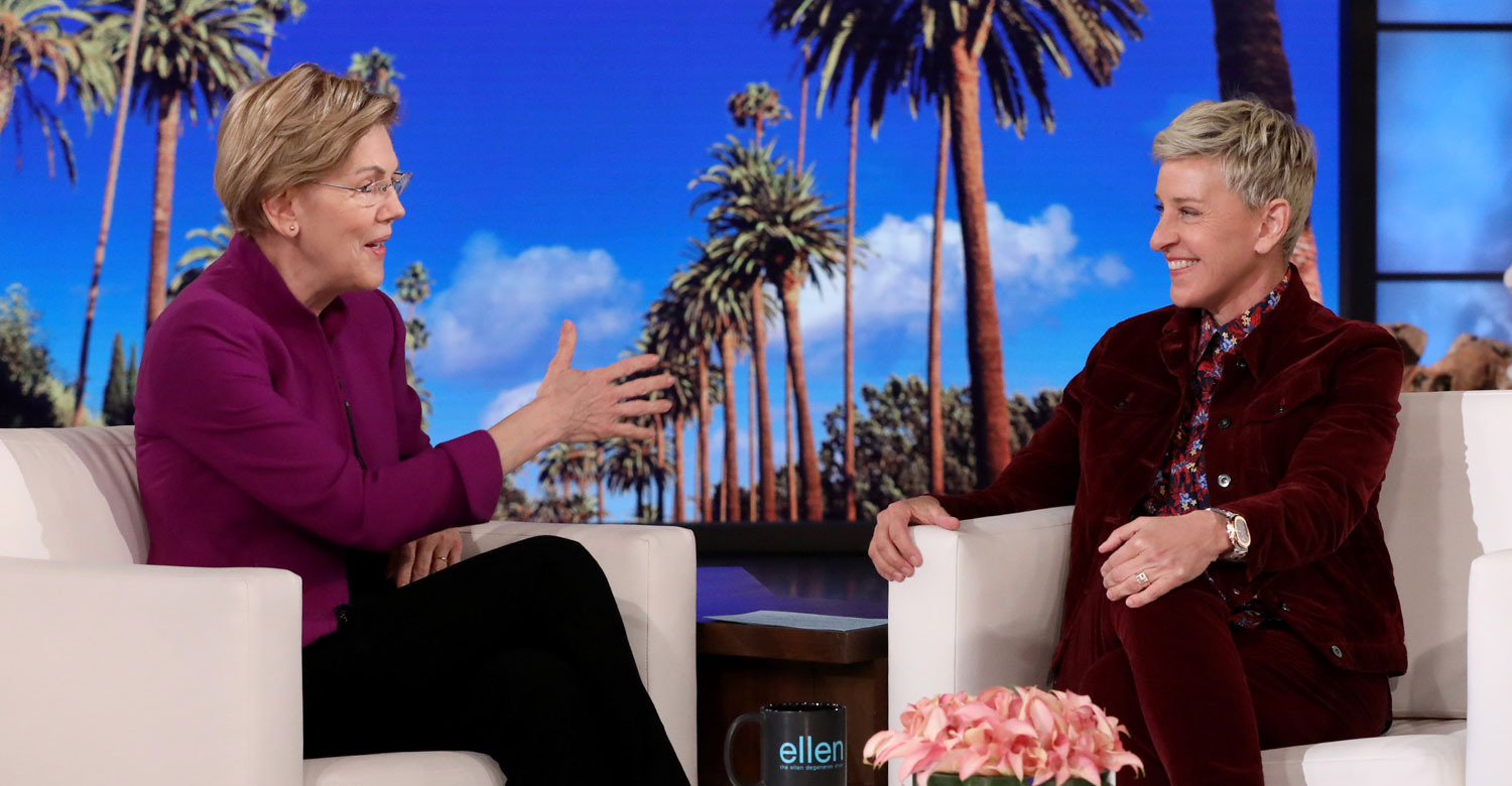 Elizabeth Warren Talks Super Tuesday on ‘Ellen,’ Reveals If She’ll Stay ...