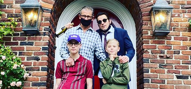 Matt Bomer Shares Easter Family Photo With Husband Simon Halls Their