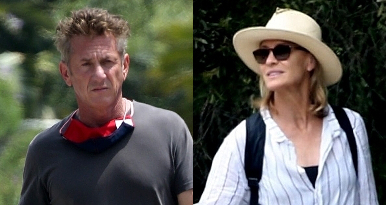 Exes Sean Penn & Robin Wright Enjoy Family Beach Day | Clement Giraudet ...