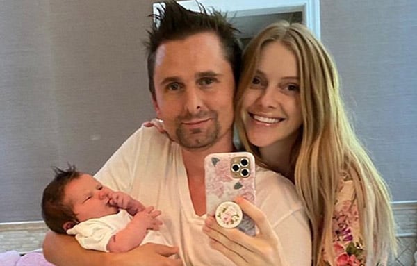 Muse’s Matthew Bellamy & Wife Elle Welcome Their First Child Together ...