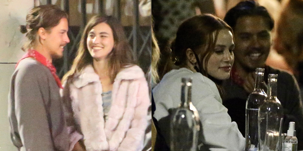 Cole Sprouse Has Dinner Out With Sisters Margaret & Rainey Qualley in ...