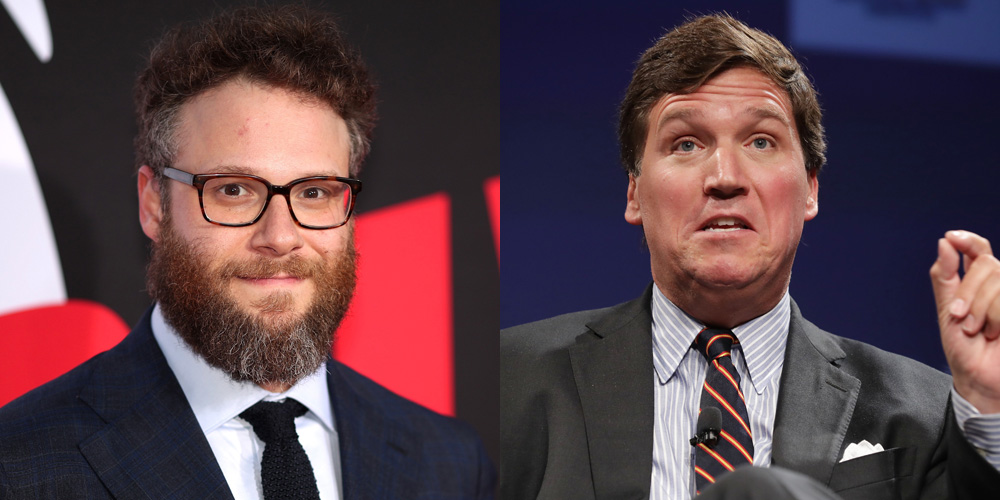 Seth Rogen Calls Out Fox News’ Tucker Carlson: ‘F–k This Pasty A–hole ...