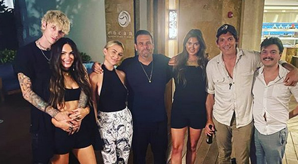 Megan Fox & Machine Gun Kelly Cuddle Up While Quarantining in Puerto ...