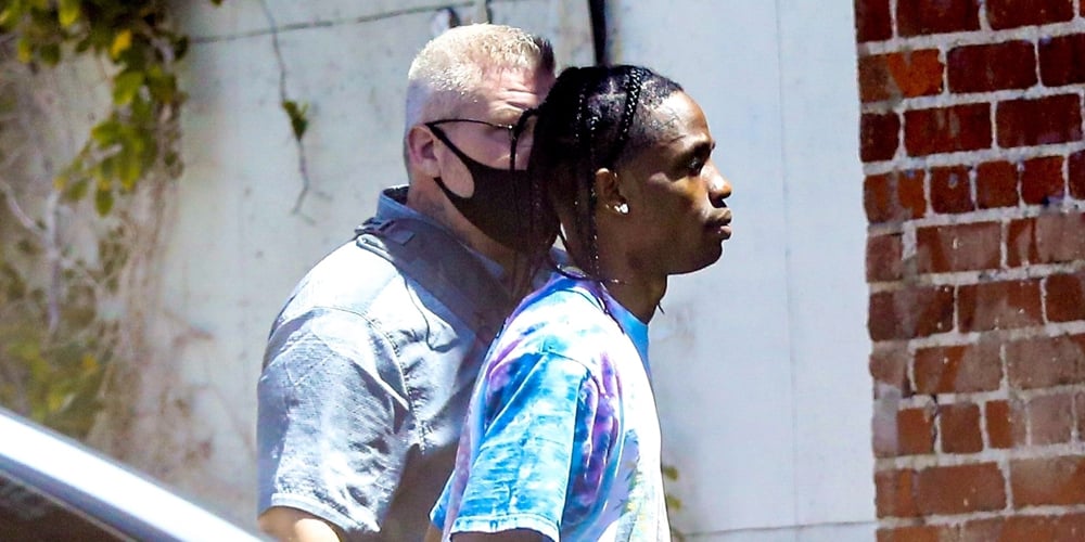 Travis Scott Heads to the Recording Studio in Hollywood | Travis Scott ...