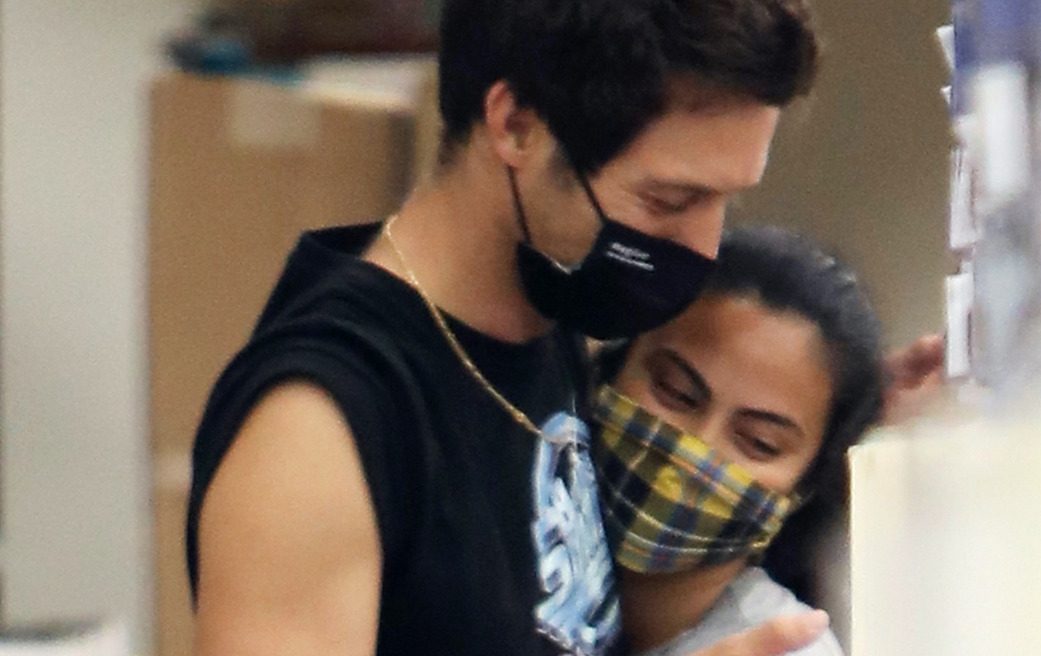 Camila Mendes Embraces Boyfriend Grayson Vaughan While Out Shopping ...