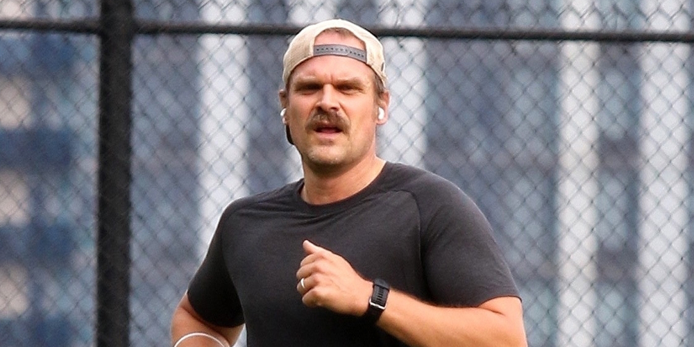 Newly Married David Harbour Gets in an Intense Workout in NYC | David ...