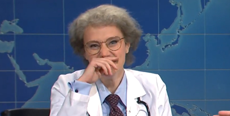 Kate McKinnon Breaks Character During Weekend Update on ‘Saturday Night ...