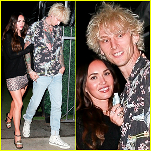 Megan Fox Keeps Close to Boyfriend Machine Gun Kelly During a Friday ...