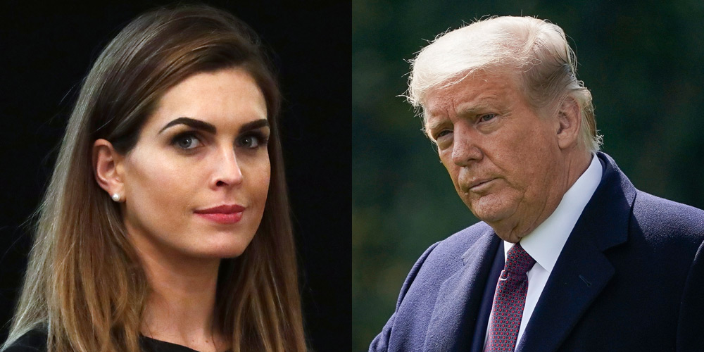 Donald Trump Reacts to Hope Hicks’ Covid Diagnosis, Says He Will Begin ...