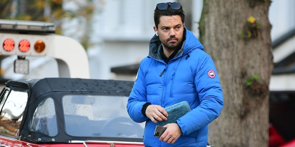 Dominic Cooper Looks After His Beloved Classic Car in London | Dominic ...