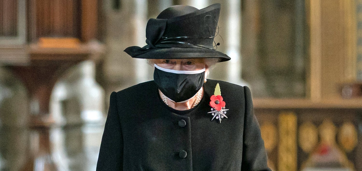 Queen Elizabeth Wears Face Mask for First Time at Remembrance Day Event ...