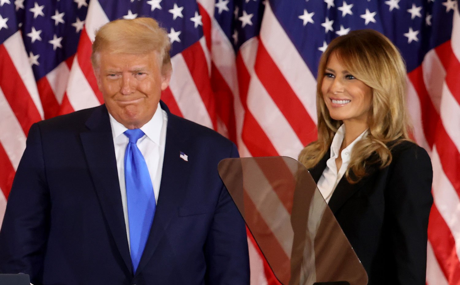Nope, ‘Fake Melania’ Didn’t Show Up for Trump’s False Victory Speech on ...