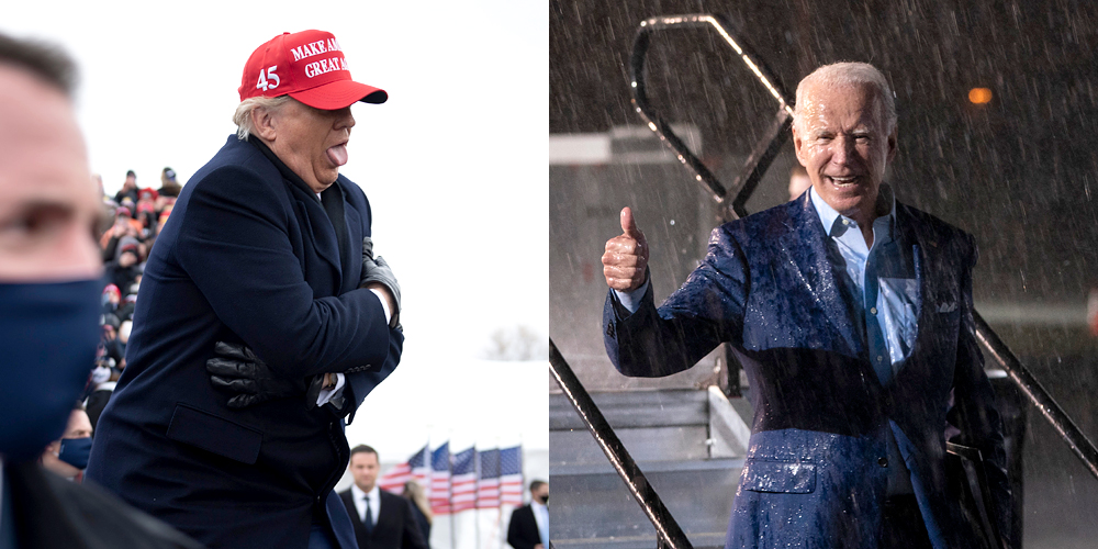 Donald Trump Complains About Cold Weather After Joe Biden Spoke in the ...