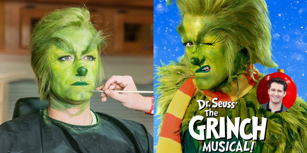 See Over 70 Photos of Matthew Morrison Dressed as The Grinch for NBC ...