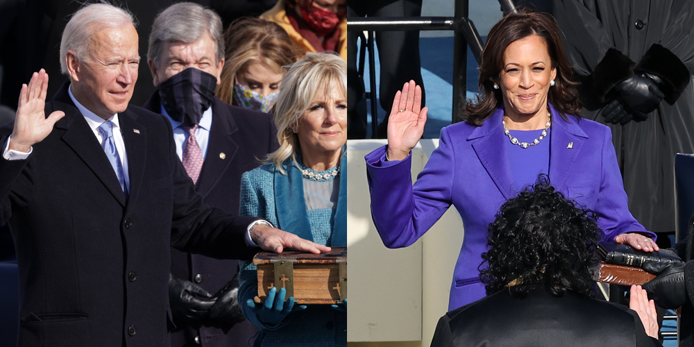President Joe Biden & Vice President Kamala Harris Sworn In on ...