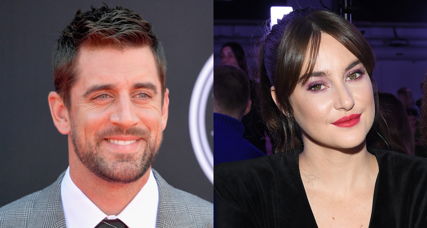 Aaron Rodgers & Shailene Woodley Look So Happy Together at Arkansas ...