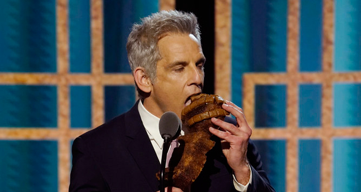 Ben Stiller Shows Off Banana Bread He Made During Quarantine at Golden ...