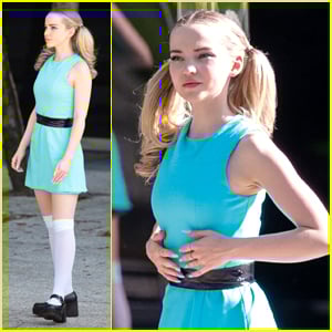 Dove Cameron Continues Filming Flashback Scene for ‘Powerpuff Girls ...