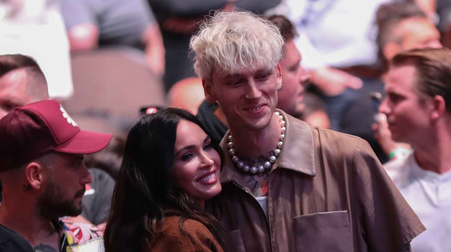 Megan Fox & Machine Gun Kelly Continue His Birthday Celebrations at UFC ...