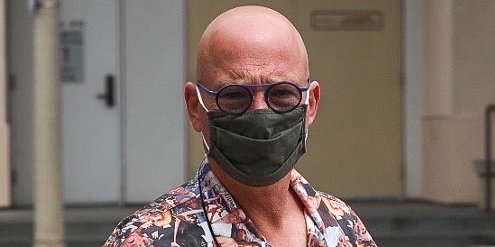 Howie Mandel Wears A Suit Full of Fellow ‘AGT’ Judges Faces! | Heidi ...