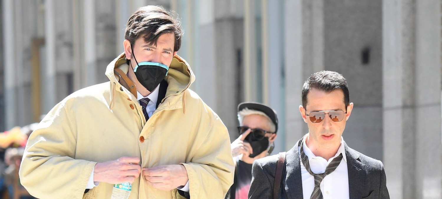 Nicholas Braun & Jeremy Strong Take a Break From Filming ‘Succession ...