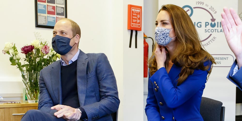 Kate Middleton Wears Royal Blue For Official Scotland Visit With Prince ...