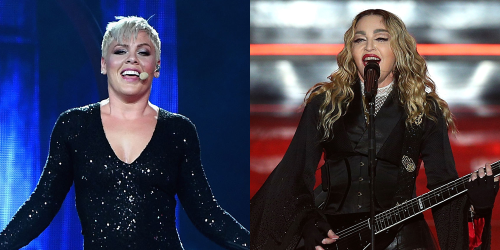 Pink Reveals Madonna’s Impact on Her Career | Madonna, Pink | Just ...