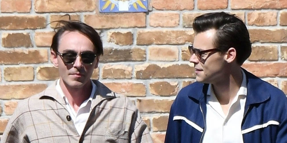 Harry Styles & David Dawson Take a Walk While Filming ‘My Policeman’ in ...