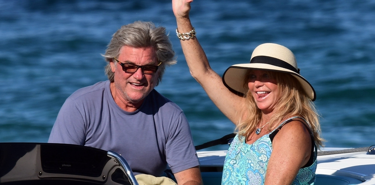Kurt Russell & Goldie Hawn Go for Boat Ride on Vacation in St. Tropez ...