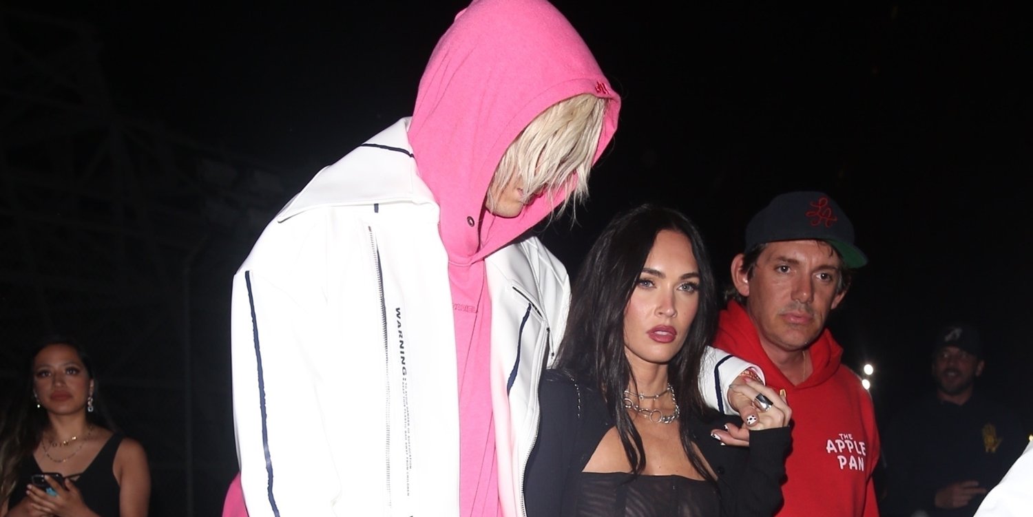 Megan Fox Wears Sheer Top to Six Flags with Machine Gun Kelly | Machine ...