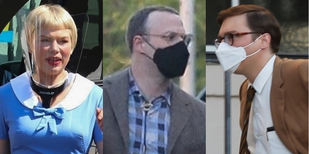 Michelle Williams, Paul Dano & Seth Rogen Arrive on the Set of Steven ...