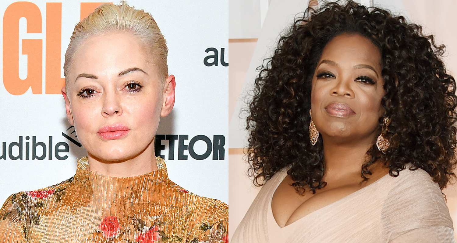 Rose McGowan Slams Oprah Winfrey for Being as ‘Fake as They Come ...