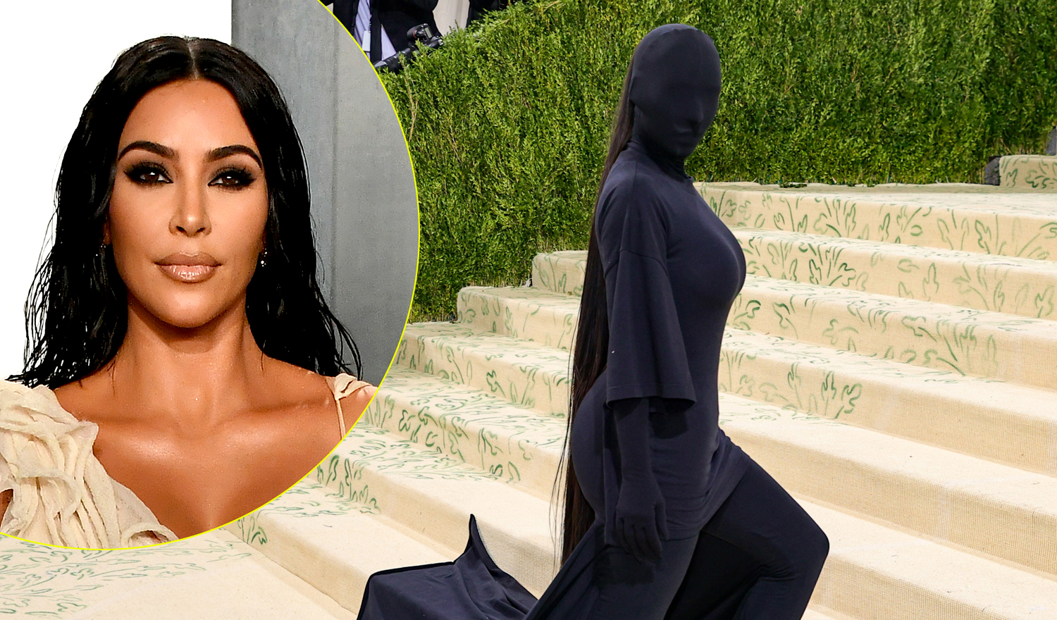 Kim Kardashian Is Showing No Skin Whatsoever at Met Gala 2021 – See Her ...