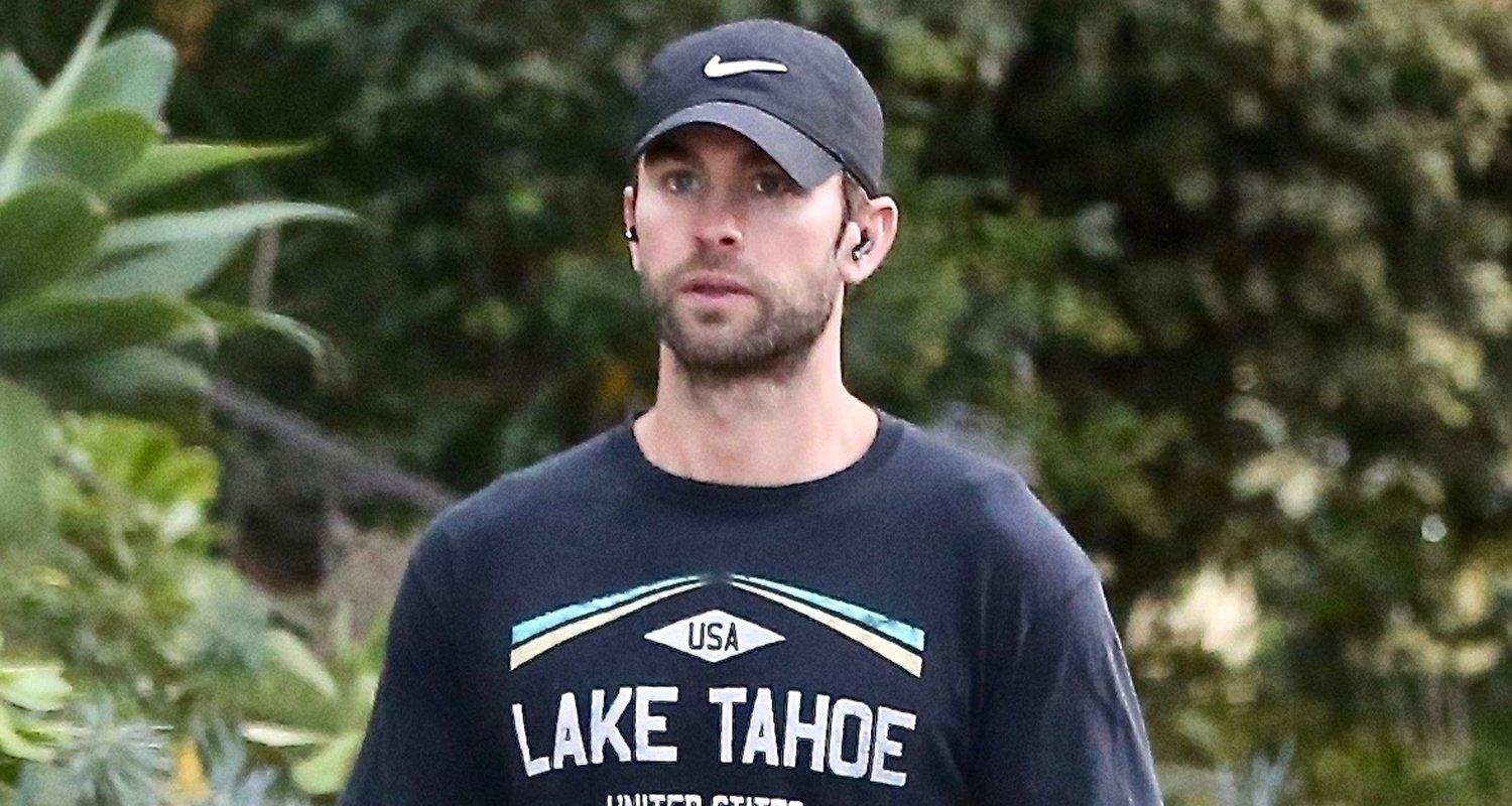 Chace Crawford Heads Out for a Walk Around Los Feliz With His Dog ...