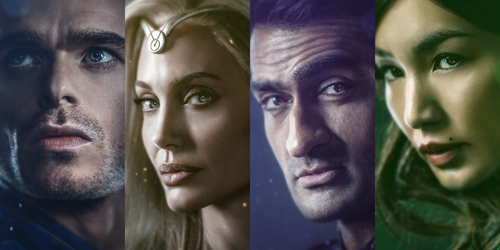 ‘Eternals’ Character Posters Showcase the All-Star Cast! | Angelina ...