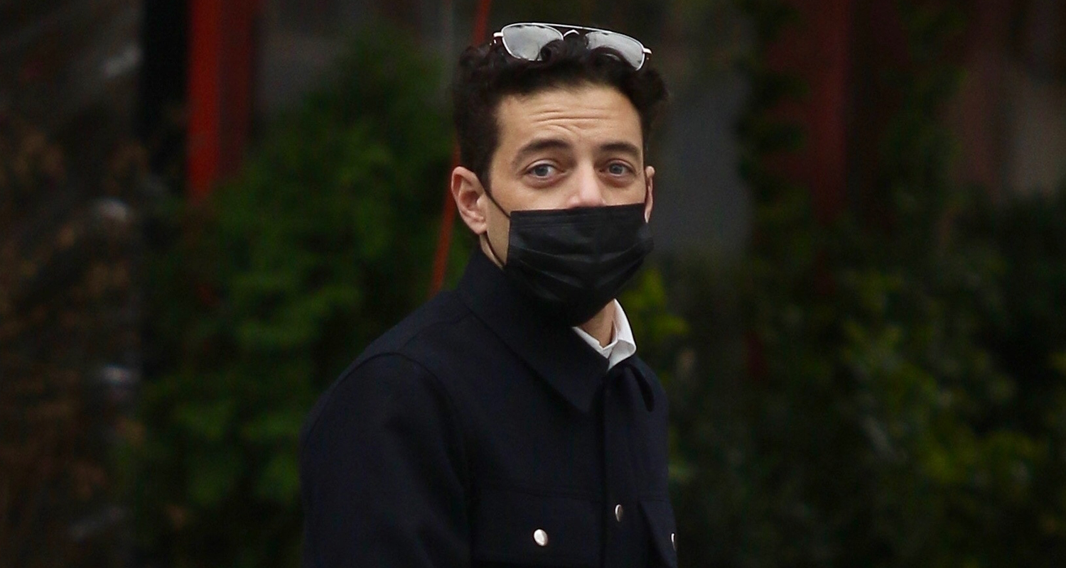 Rami Malek Masks Up for a Walk Around the Neighborhood in NYC | Rami ...