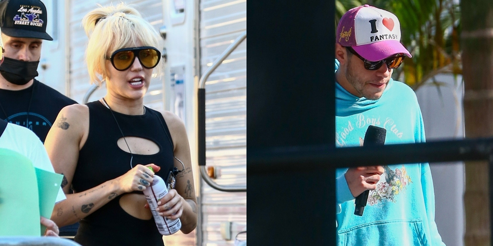 Miley Cyrus Spotted Rehearsing for NYE Special with Co-Host Pete ...