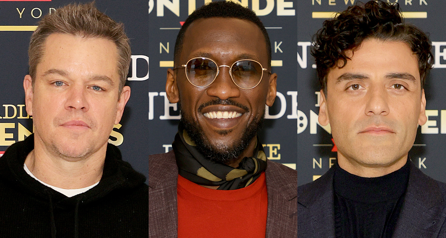 Matt Damon, Mahershala Ali, & Oscar Isaac Promote New Projects at ...
