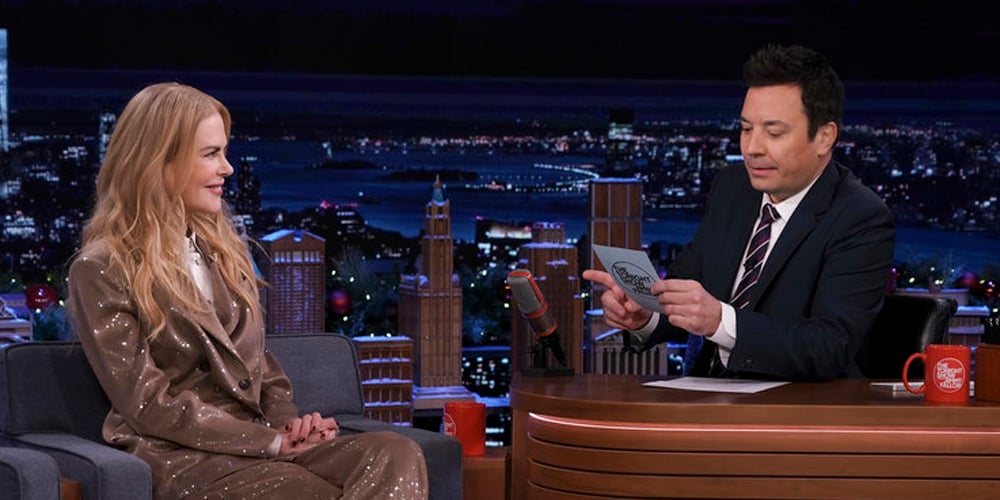 Nicole Kidman Rips Up Jimmy Fallon’s Interview Questions – Watch! | Jimmy Fallon, Nicole Kidman ...