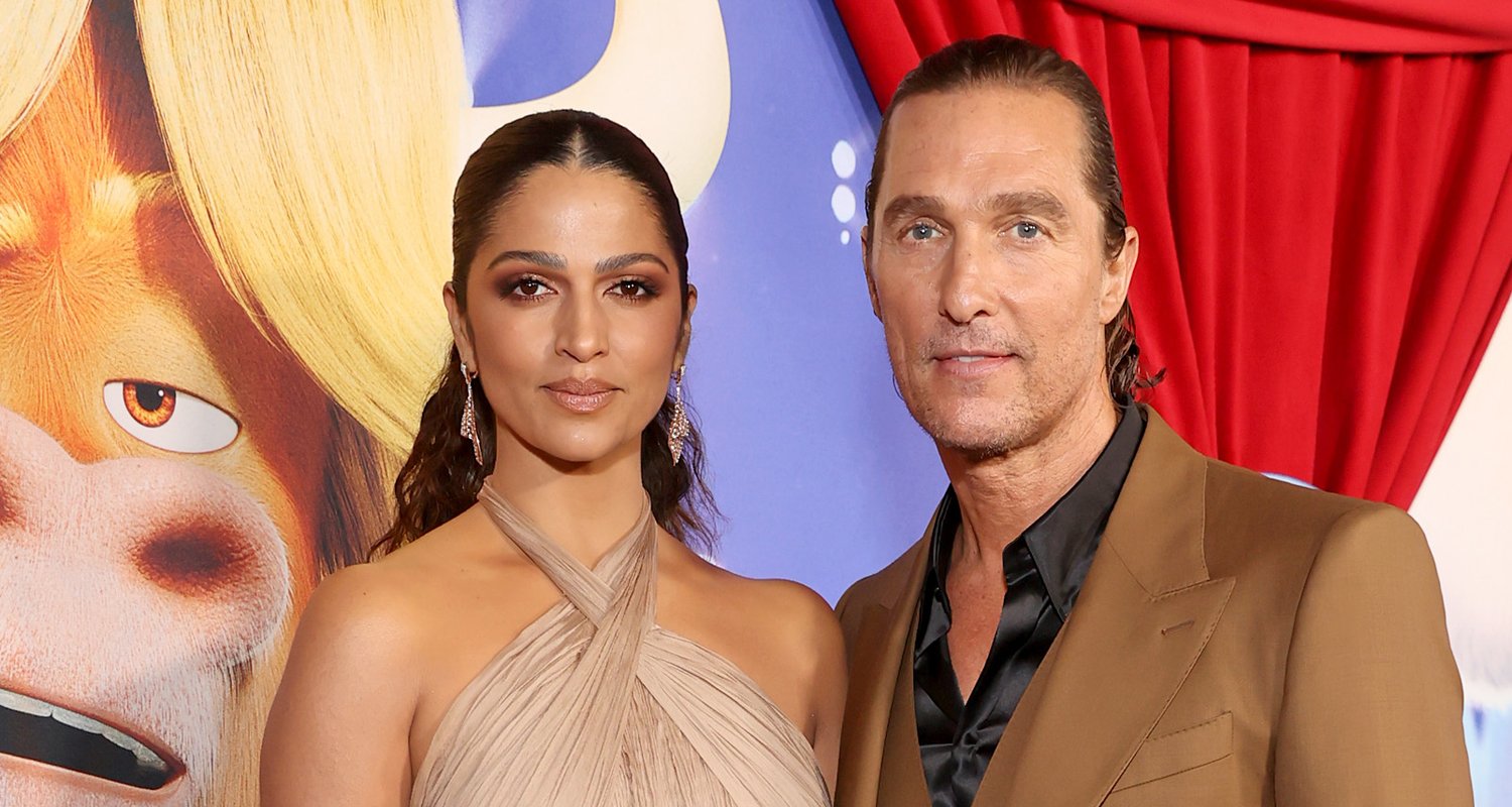 Matthew McConaughey is Joined by Wife Camila Alves at ‘Sing 2′ Premiere ...