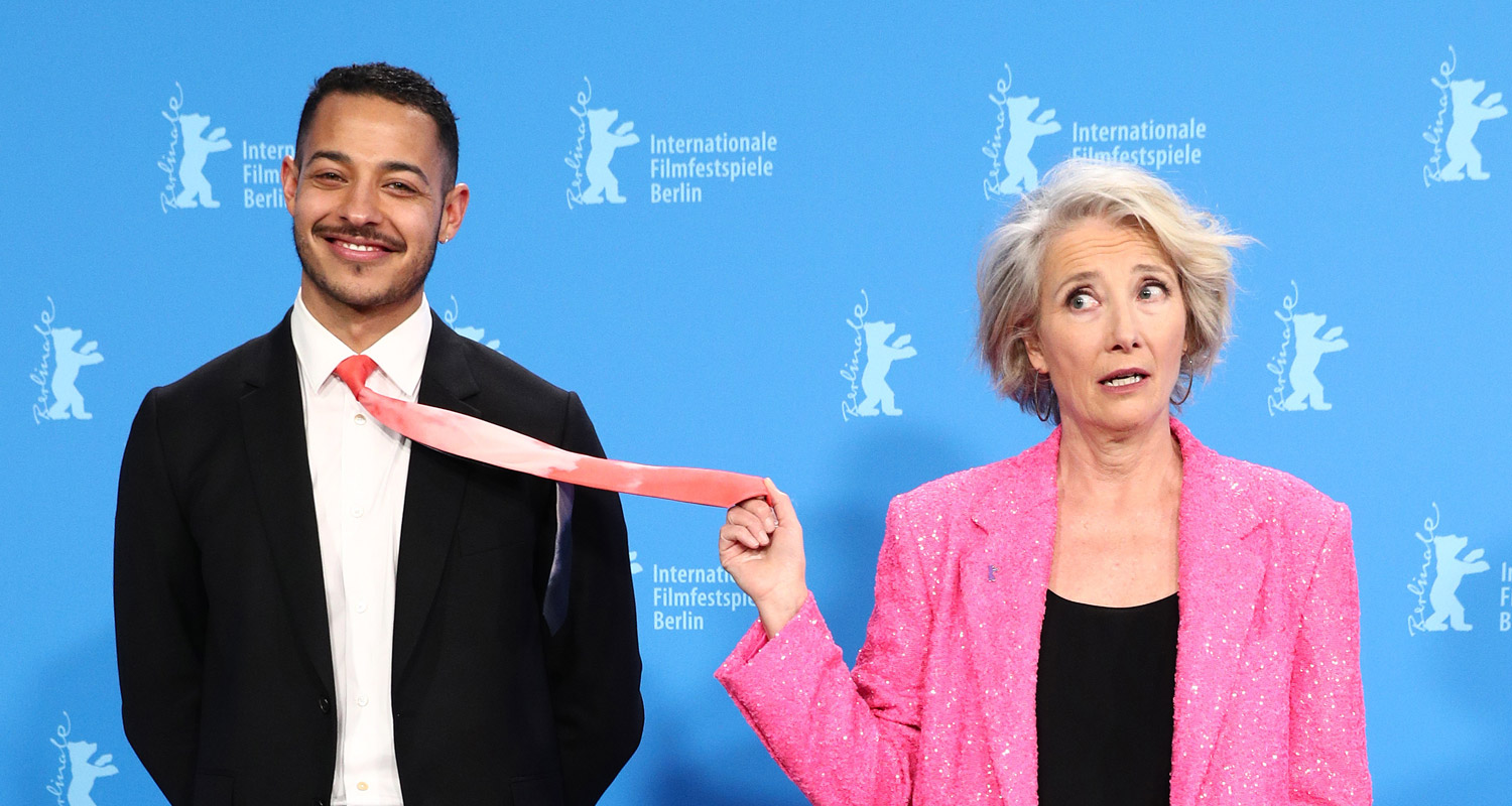 Emma Thompson Gets Playful with Co-Star Daryl McCormack at 'Good Luck ...