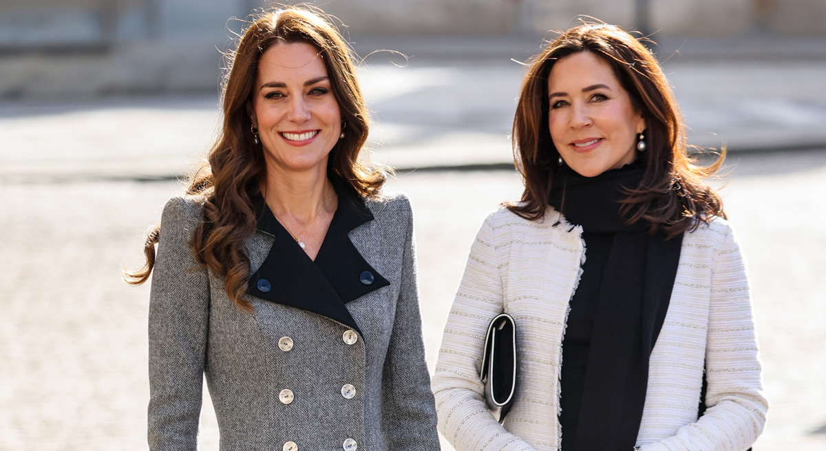 Catherine, Duchess of Cambridge & Crown Princess Mary of Denmark Meet ...